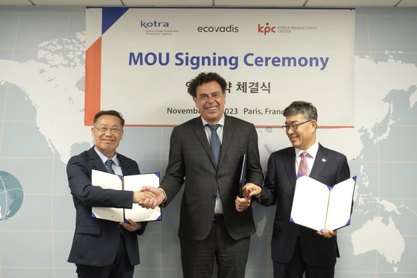 KOTRA, 에코바디스·KPC와 손잡고 우리기업 ESG 평가 대응