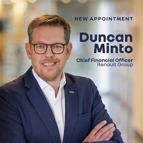 Renault Group Appoints CFO Duncan Minto as Interim CEO